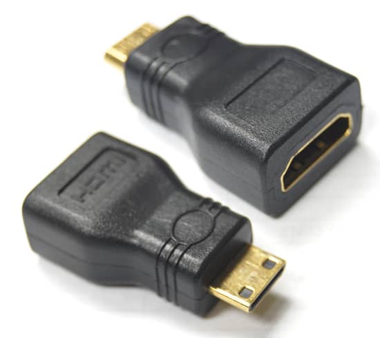 Dynamix Mini-HDMI male to HDMI female (A-HDMI-MINI) | Ascent NZ