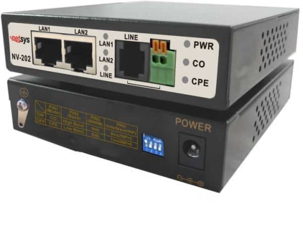 Netsys NV-202 Ethernet over VDSL2 Extender | Ascent NZ