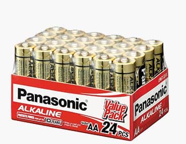 Panasonic AA Alkaline Batteries Battery (LR6T/24V) | Ascent NZ
